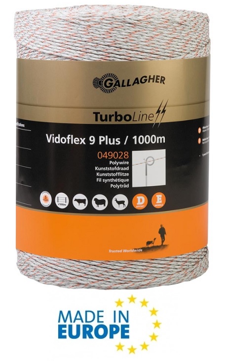 Filo Conduttore Varie Misure/Colori Vidoflex Turboline Plus 9 GALLAGHER ...
